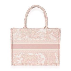 Dior | Bags | Christian Dior Pink Toile De Jouy Embroidery Medium Book ...